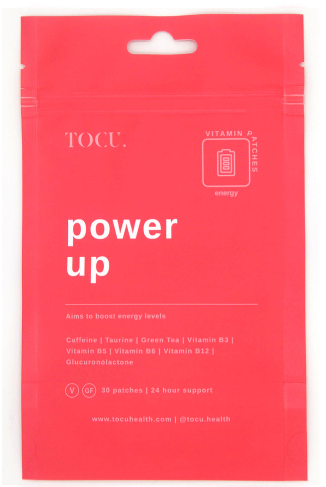 TOCU Power Up Energy Vitamin Patches